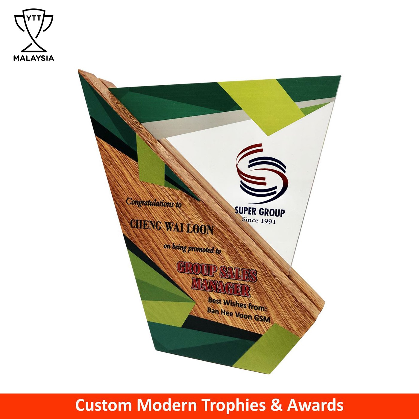 Wooden Trophy Series - YTT Trophy | Trophy Supplier & Plaques | Kedai ...