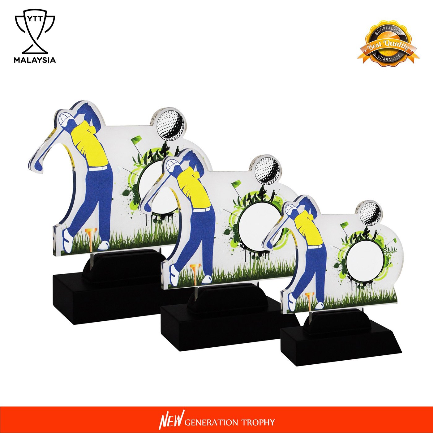 Golf Series - YTT Trophy | Trophy Supplier & Plaques | Kedai Piala ...