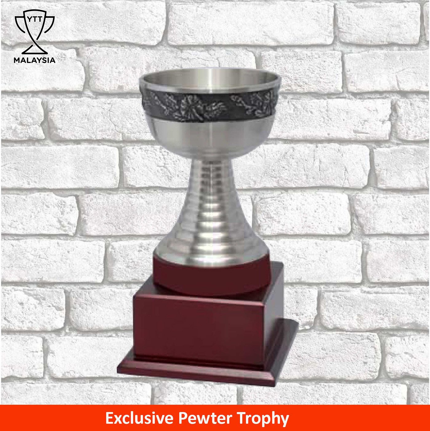 Pewter Trophy Series - YTT Trophy - #1 Best Rated Service on Google!